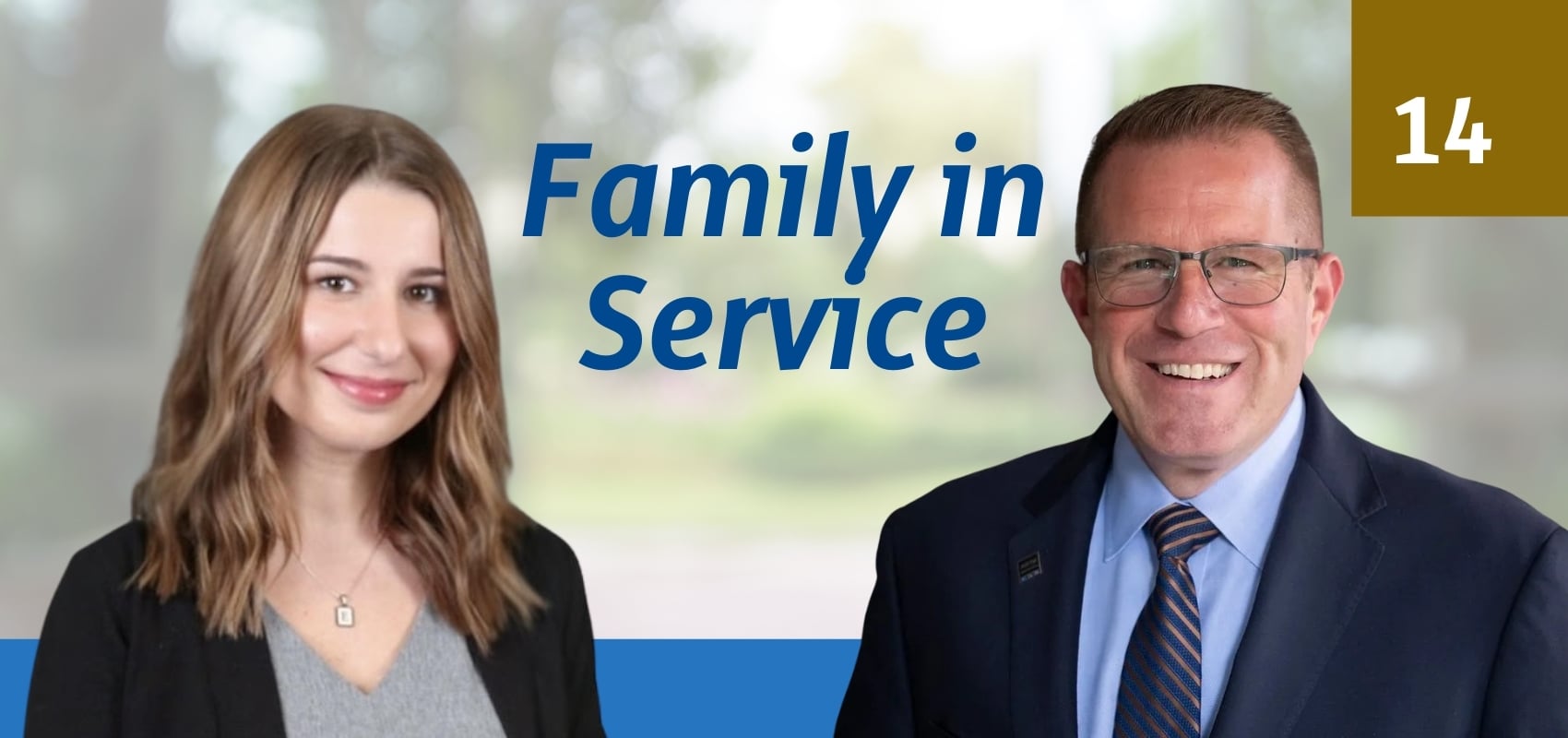 Funeral home owner series — family in service with Dan and Emma Ford.